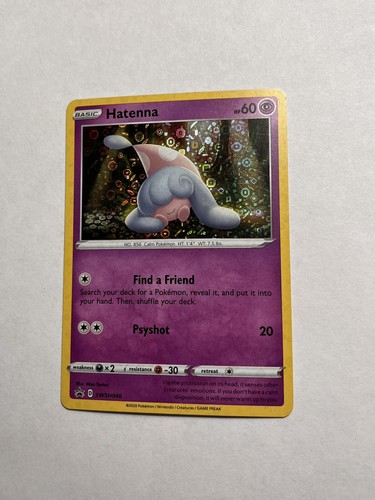 Hatenna HOLO - Pokemon Card SWSH040 25th Anniversary General Mills ...