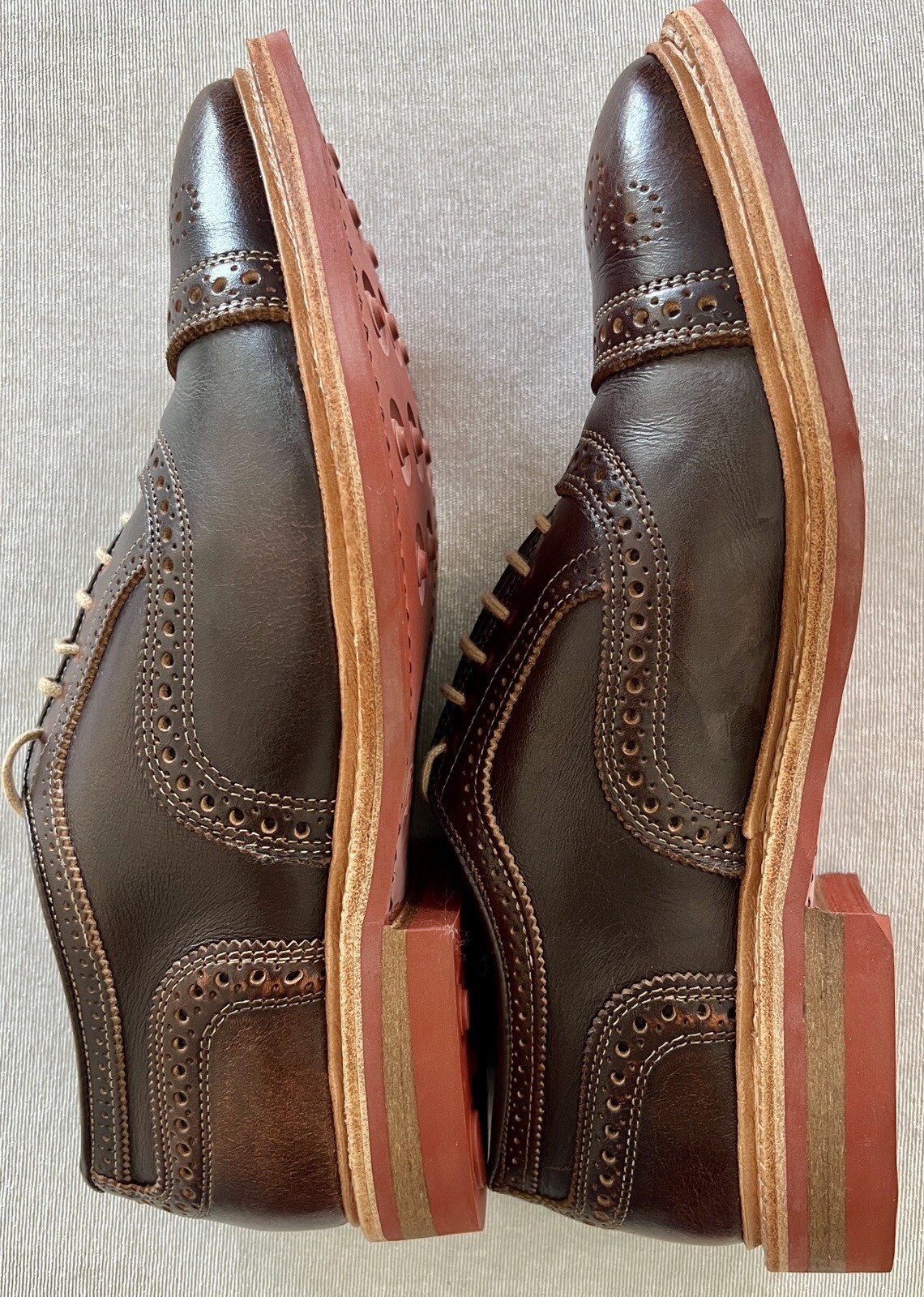 Brand New Allen Edmonds "Strandmok" Men's Leather Cap-Toe Oxfords 8.5 E ...