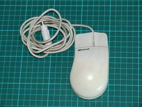 Microsoft Mouse 2.1A PS/2 compatible vintage computer mouse | eBay ...