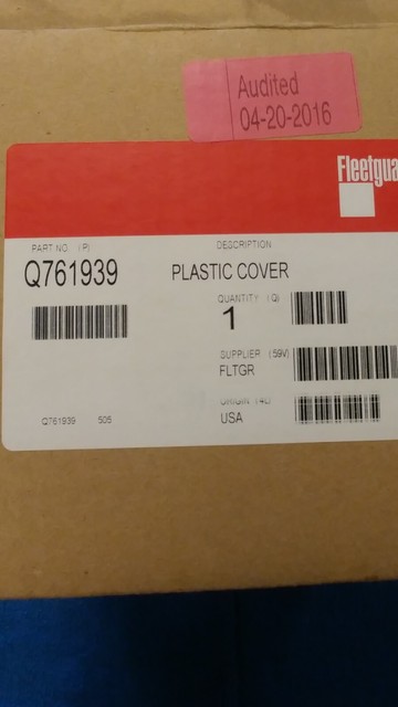 Genuine Fleetguard Q761939 Plastic Power Steering Reservoir Top Cover ...