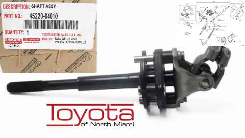 OEM Genuine Toyota 2004-2015 Tacoma Steering Shaft 45220-04010 | eBay