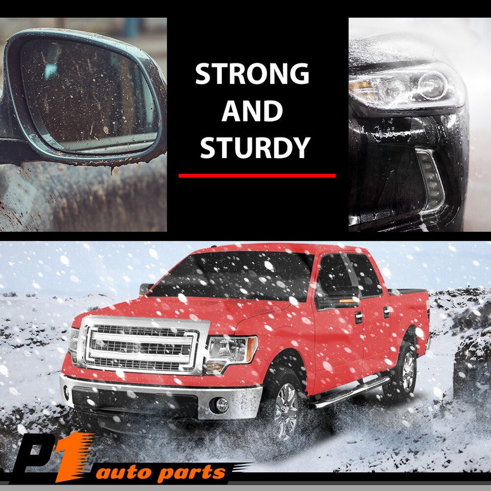 3Pc Rad /Grille Air Deflector Set w/ Fasteners Fit For 09-14 Ford F150 ...