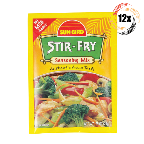 12x Packets Sun Bird Stir Fry Seasoning Mix | Authentic Asian Taste ...