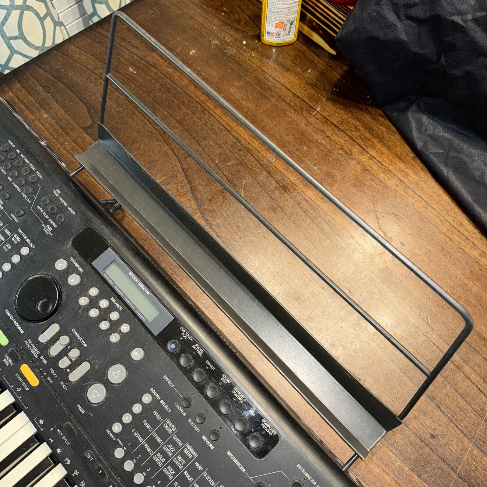 Technics KN800 1-Key Digital Keyboard with Floppy Slot, Cover, And ...