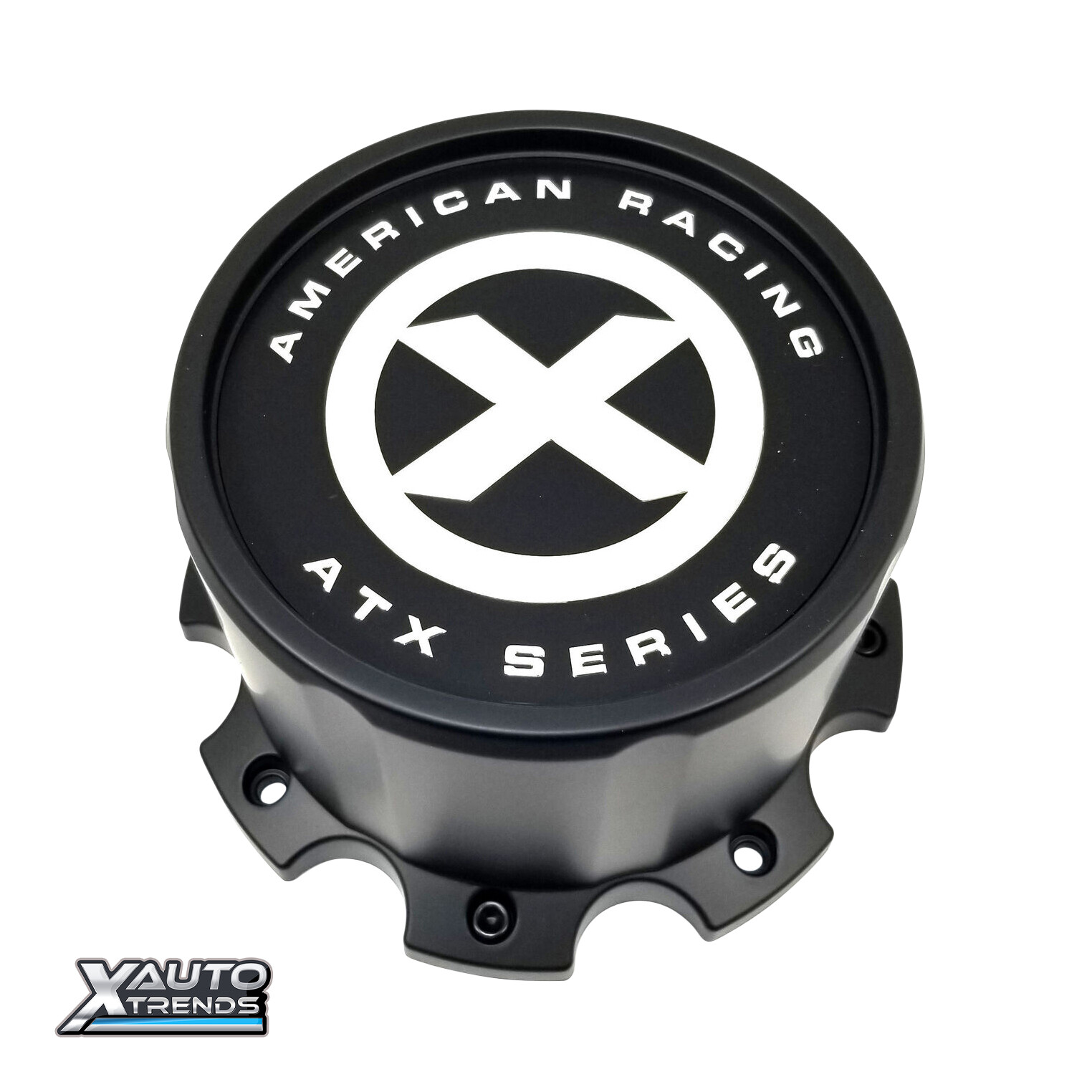 American Racing ATX Dually Rear Wheel Center Cap Satin Black AXCAPBR-SB ...