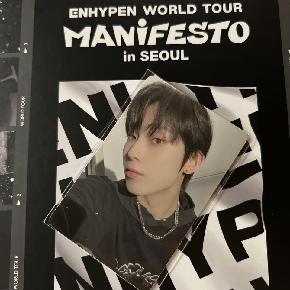 ENHYPEN WORLD TOUR MANIFESTO in SEOUL DVD DIGITAL CODE Official ...