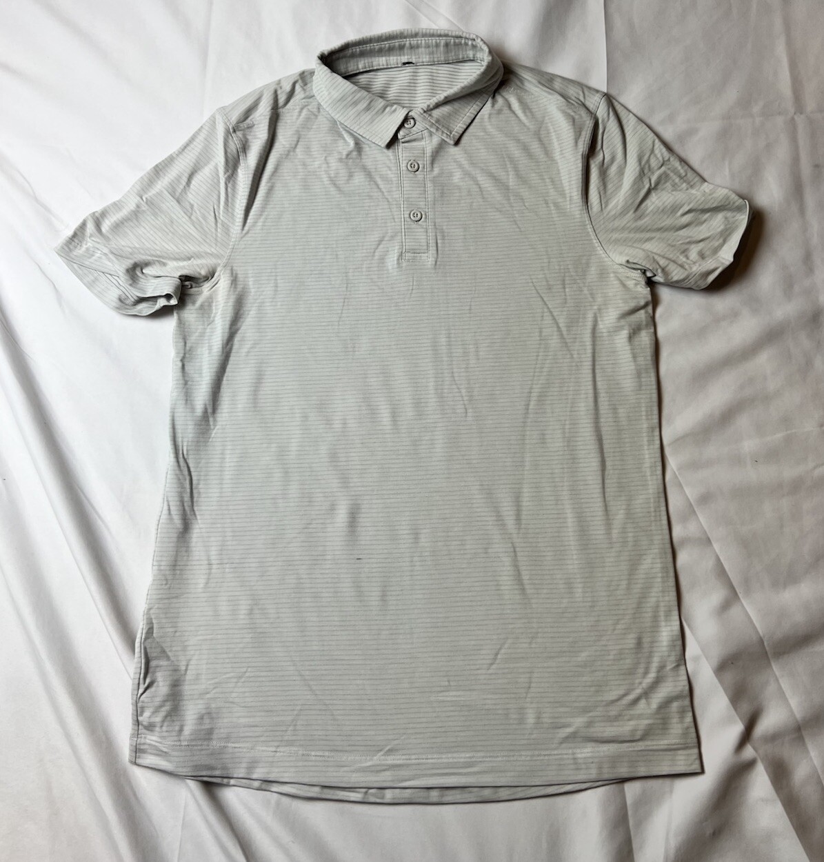 Lululemon Short Sleeve Evolution Polo Golf Shirt Gray… - Gem