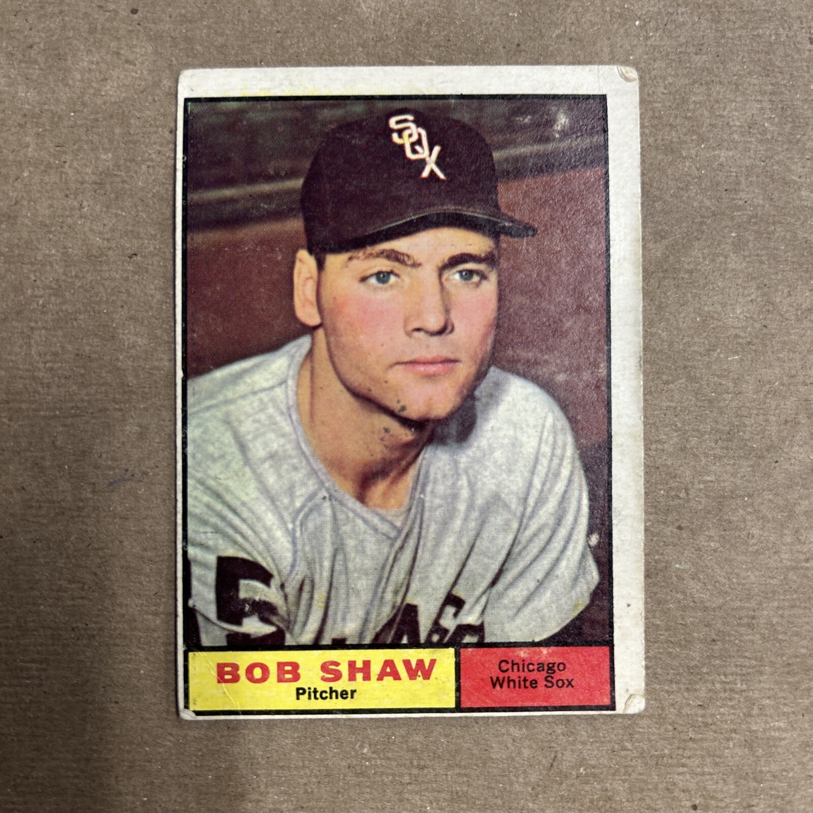 1961 Topps Baseball Bob Shaw Chicago White Sox Card #352 | eBay
