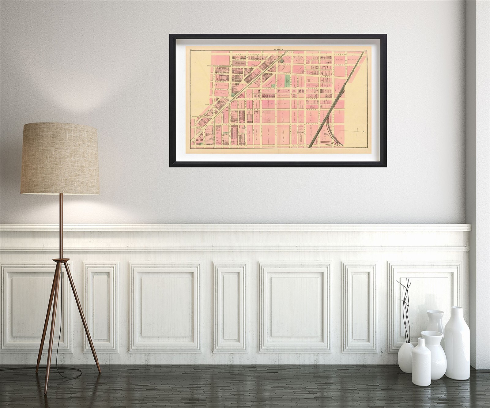 Map|Atlas of West Philadelphia including the 24th & 27th Wards of the ...