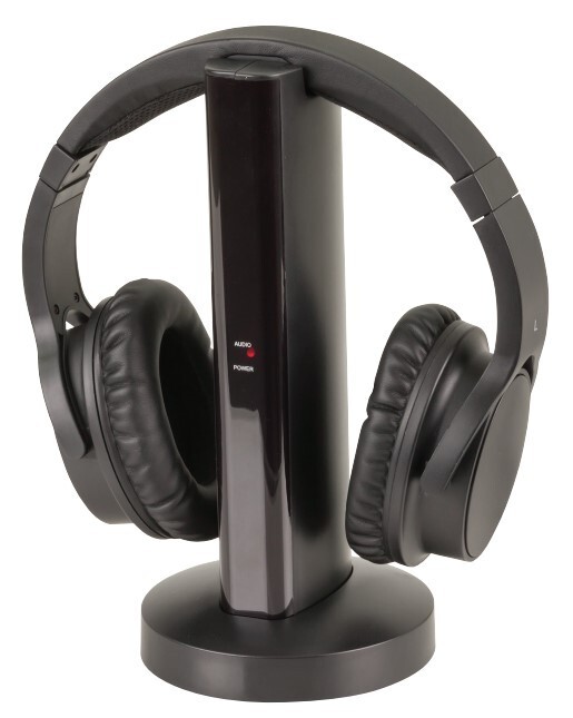 Digitech 2.4GHz Wireless Headphones Stereo Rechargeable Headset TV DVD ...