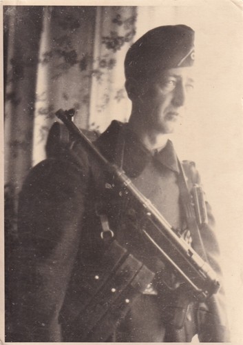 Original WWII RPPC Real Photo Postcard GERMAN MP38 MP40 SUB MACHINE GUN ...
