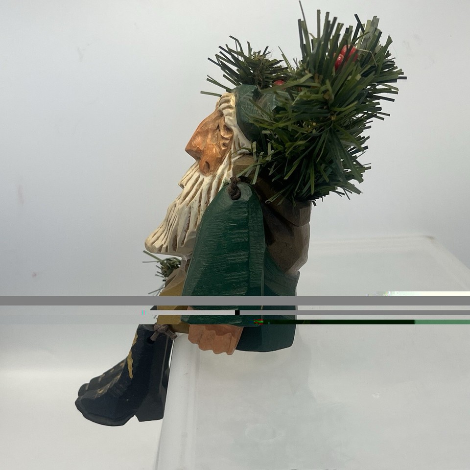 David Frykman Portfolio Santa Shelf Sitter; Carved Wood, Christmas ...