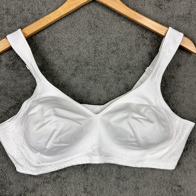 40B Playtex 18 Hour Seamless Wirefree Bra Back Side Smoothing Cool Dri ...