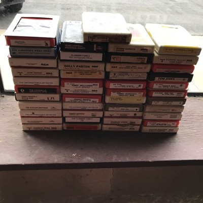 Vintage 8 Track Tapes Lot of 45 Tapes - Various Artists - Untested Some ...