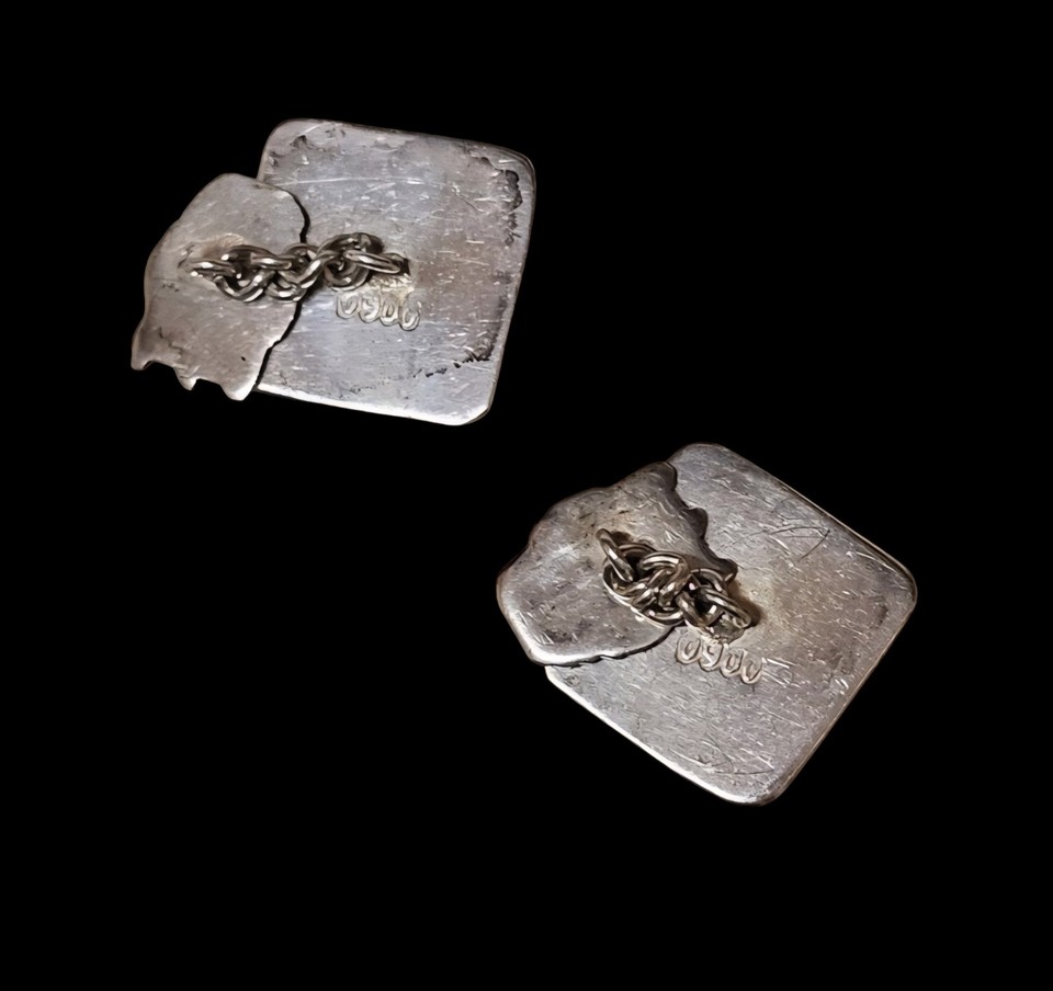 Old Vintage Art Deco 900 Silver Aztec Inca Mayan Tribal God Deity ...