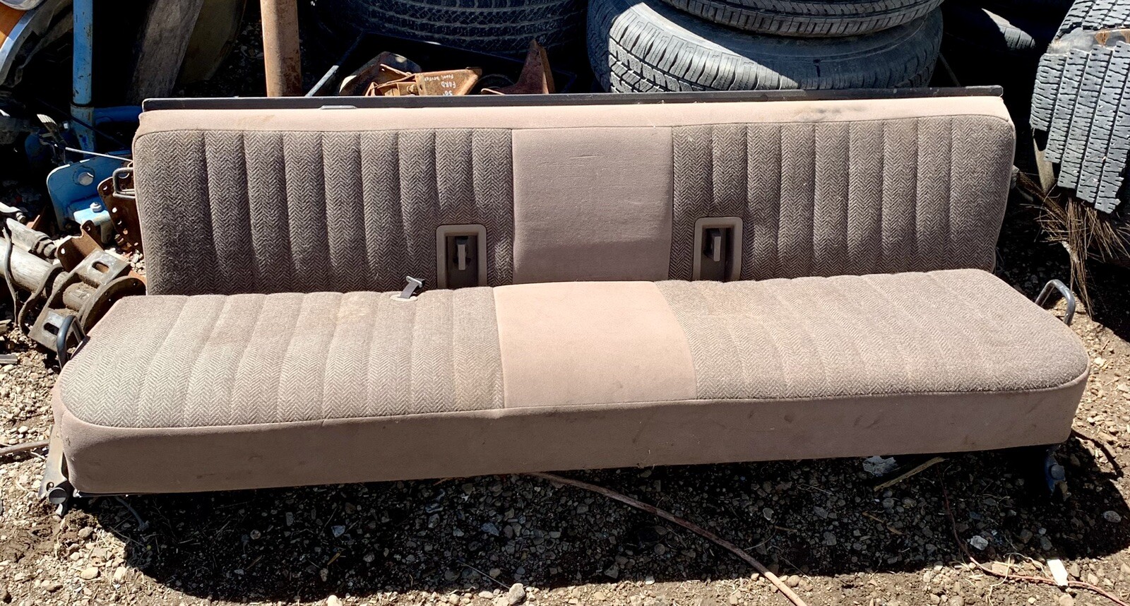 1987 -1996 Ford Truck F150,F250, OEM Extra Cab Rear Bench Seat ( Cloth ...