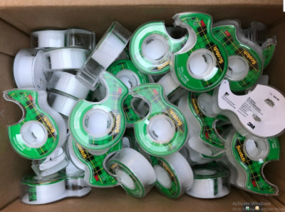 Scotch Magic Tape & Dispenser 3M Matte Finish Sellotape 1,2,4,6,8,10,12 ...