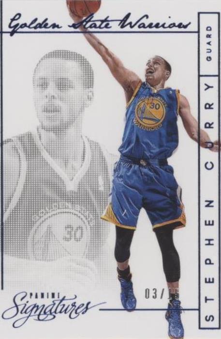 2013-14 Panini Signatures - Stephen Curry #152 Blue /15 for sale online ...