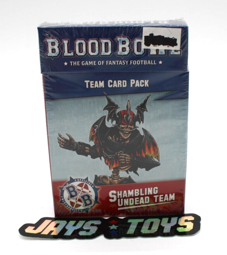 Blood Bowl Shambling Undead Team Card Pack 2021 Games Workshop Sealed ...