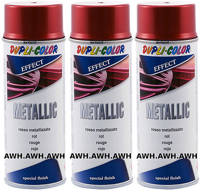 3x400ml Lackspray Metalliklack Sprühlack metalleffekt Acryllack ...