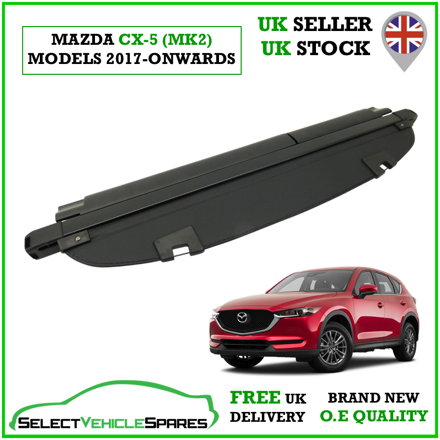 NEW MAZDA CX-5 (MK2) PARCEL SHELF BLACK BOOT LOAD COVER TRIM 2017 ...