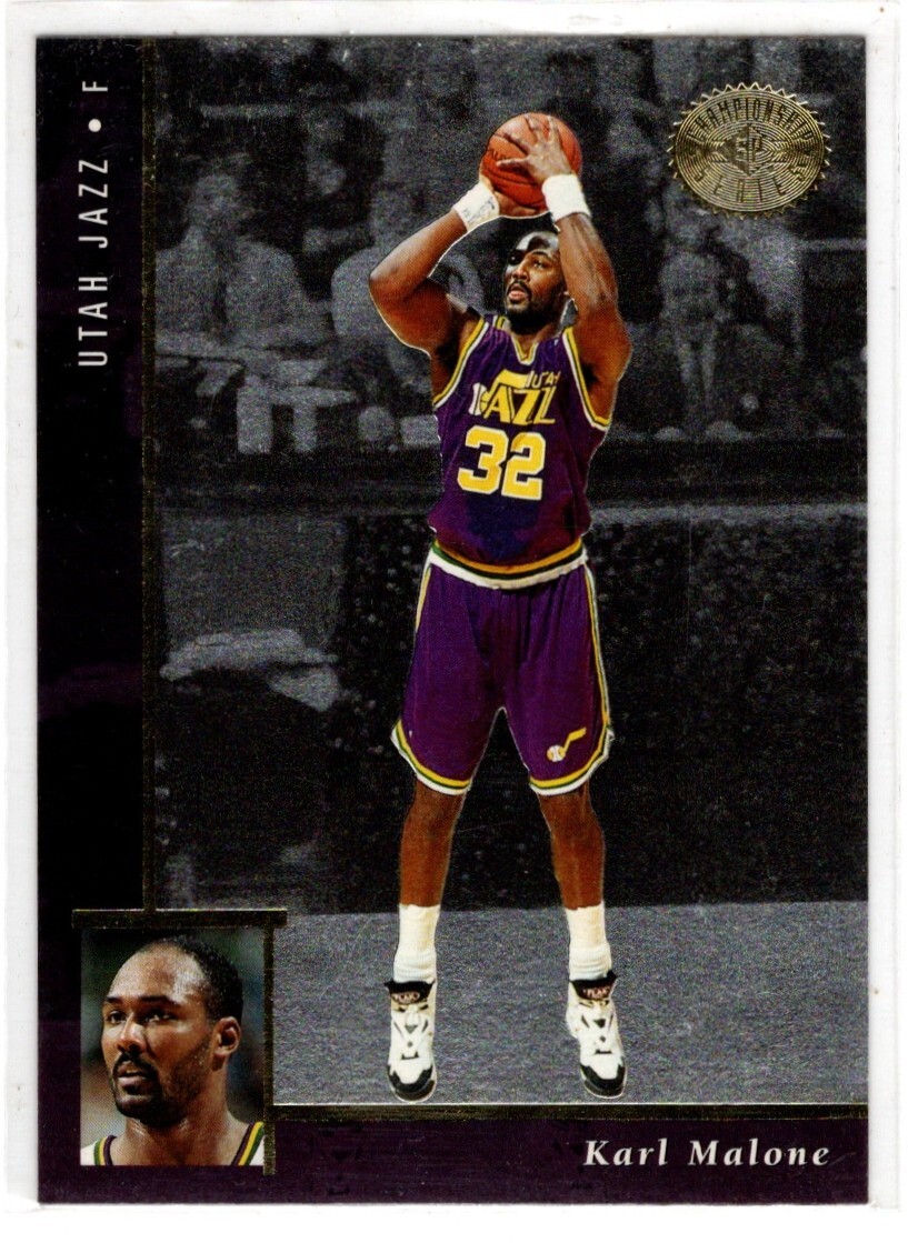 KARL MALONE JAZZ 1995-96 UPPER DECK SP CHAMPIONSHIP SERIES #107 | eBay