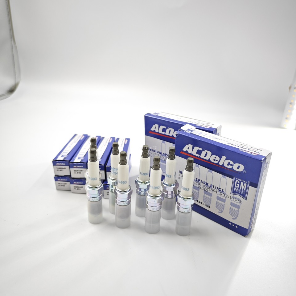 8Pcs 41-993 IRIDIUM SPARK PLUGS AC DELCO 19256067 For Chevy Tahoe GMC ...