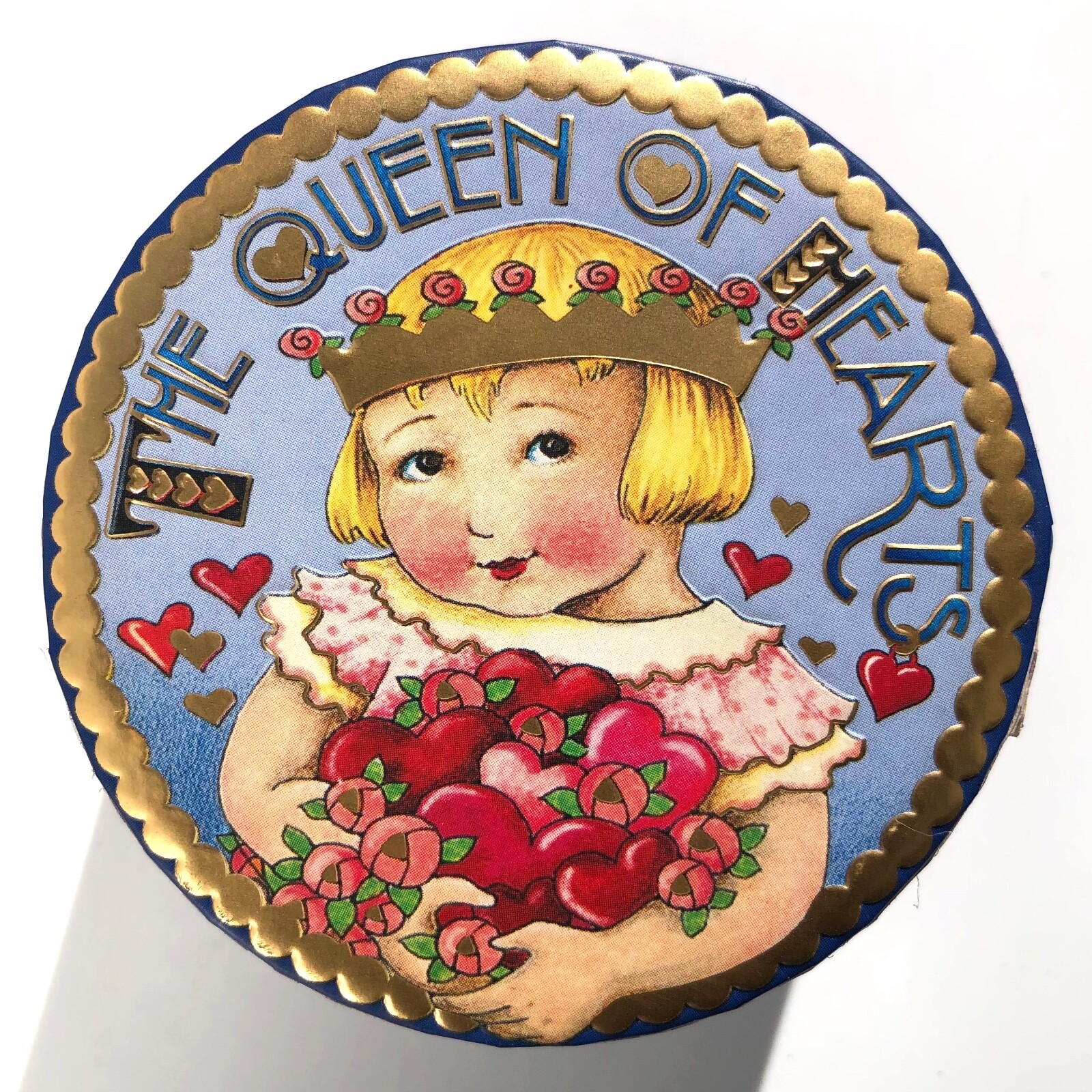 Mary Engelbreit The Queen of Hearts Round Trinket Box Pooch ...