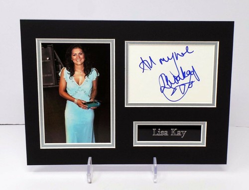 Lisa KAY Signed Mounted Photo Display Heartbeat Actress AFTAL RD COA | eBay