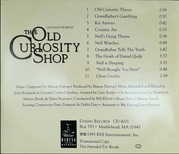 Mason Daring – The Old Curiosity Shop (1995) Daring Records CD brand ...
