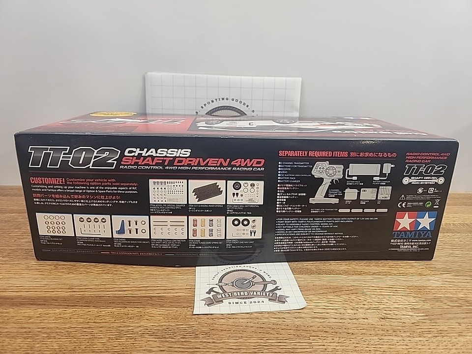 NOS 2019 Tamiya Audi Quattro A2 Rally TT-02, 58667 RC Car Kit 1:10 ...