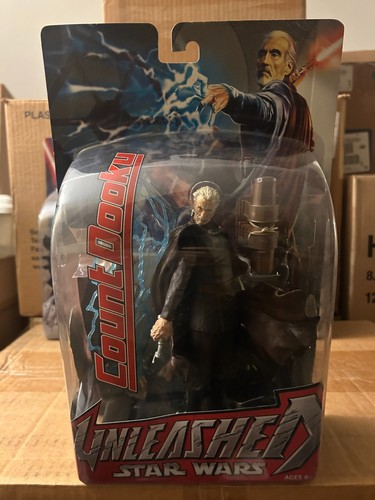 Star Wars Unleashed MIP COUNT DOOKU Darth Tyrannus ROTS Revenge of the ...