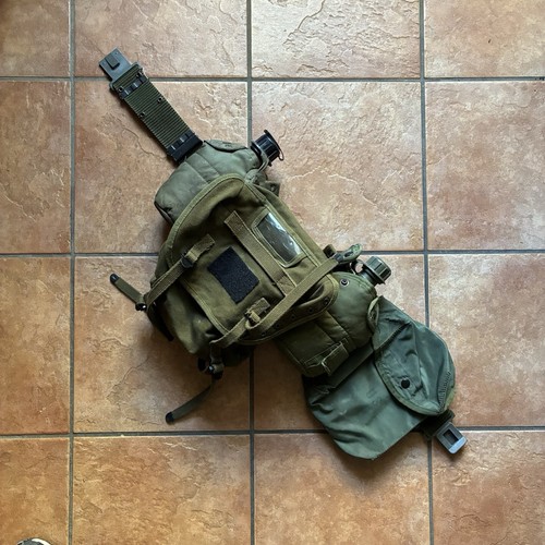USGI ALICE WEB GEAR LBE SET LOT MILITARY SURPLUS 80s 90s COLD WAR ERA ...