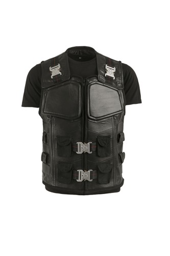 Men’s Blade Trinity Cosplay Vest | Wesley Snipes Costume LeatherVampire ...