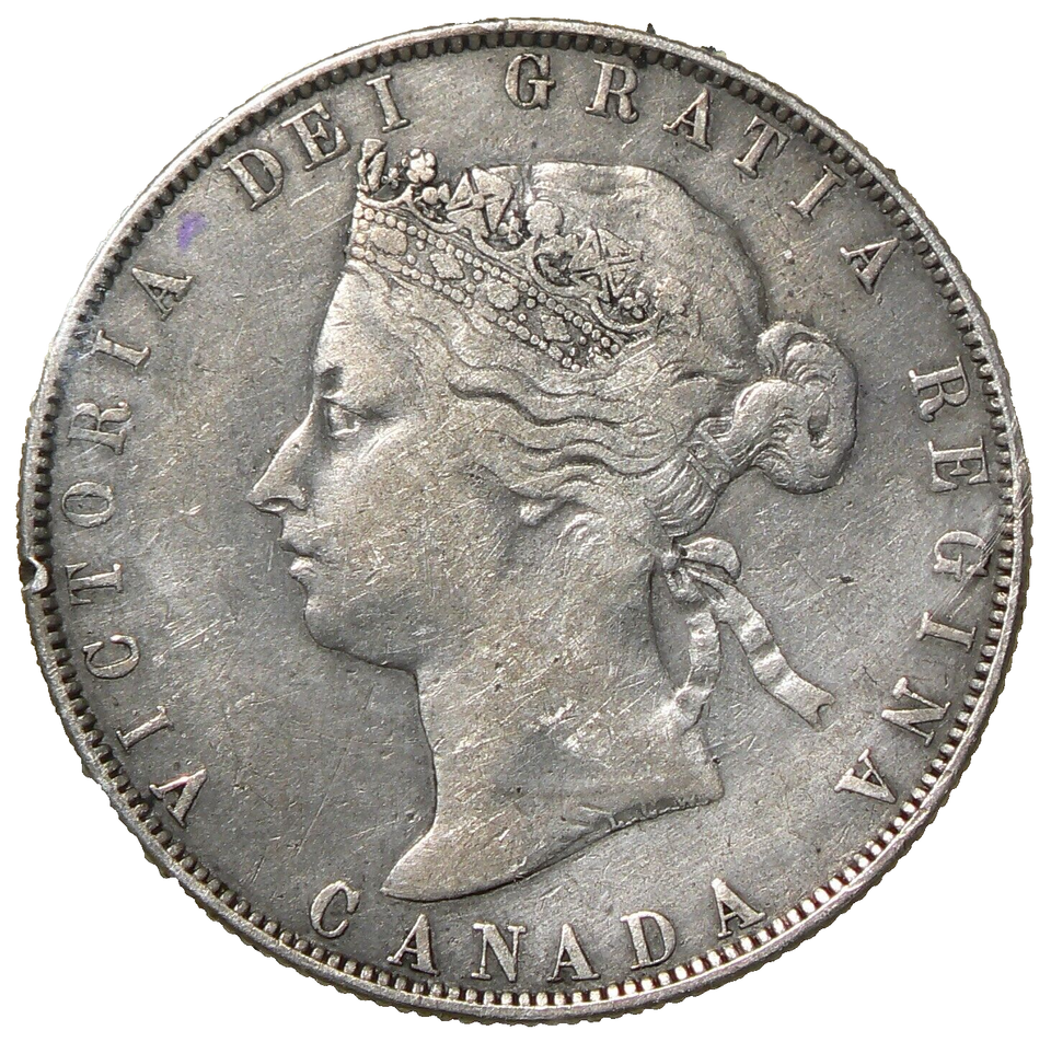 1871 Canada 50 Cents ICCS VF20 #22240 | eBay