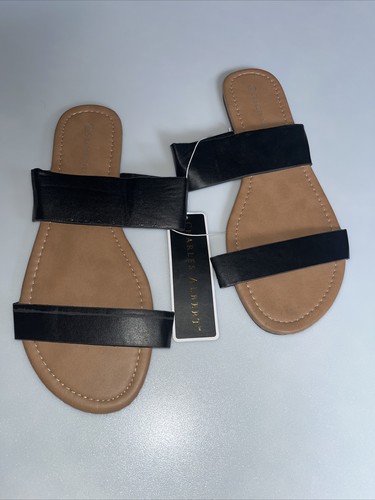 Women’s Charles Albert Sandals Black NWT Size 10/11 Open Toe | eBay
