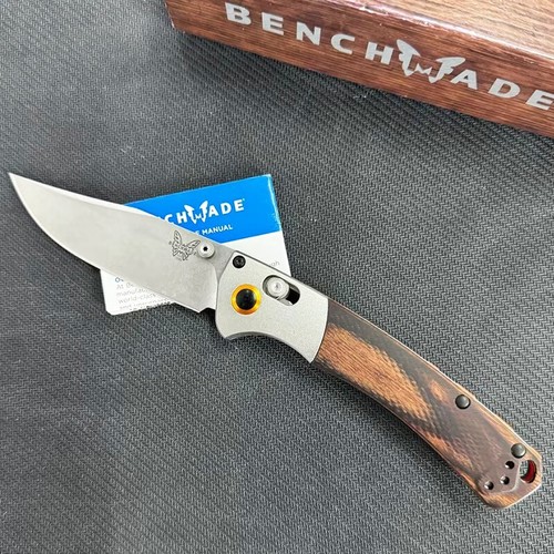 Benchmade 15085-2 Mini Crooked River Stabilized Wood Handle CPM-S30V ...