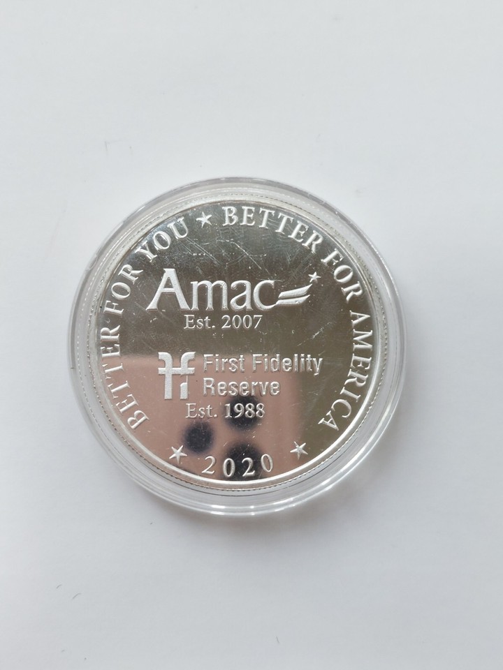 2020 AMAC First Fidelity Reserve WWII 75th Anniversary 1oz .999 Fine ...