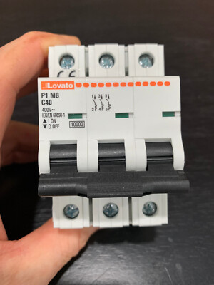 Lovato P1MB3P C40 miniature circuit breaker | eBay