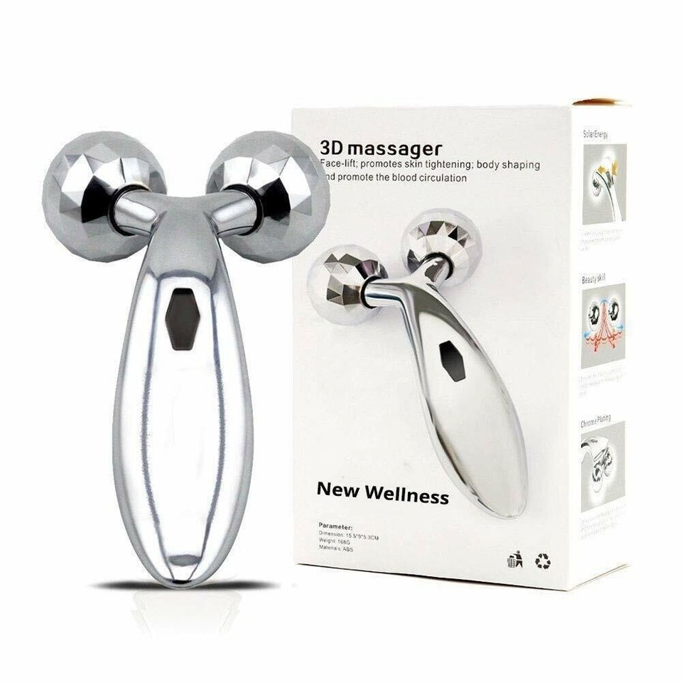3D Roller Face Massager Face Lift Tool Firming Beauty Massage Body Face ...