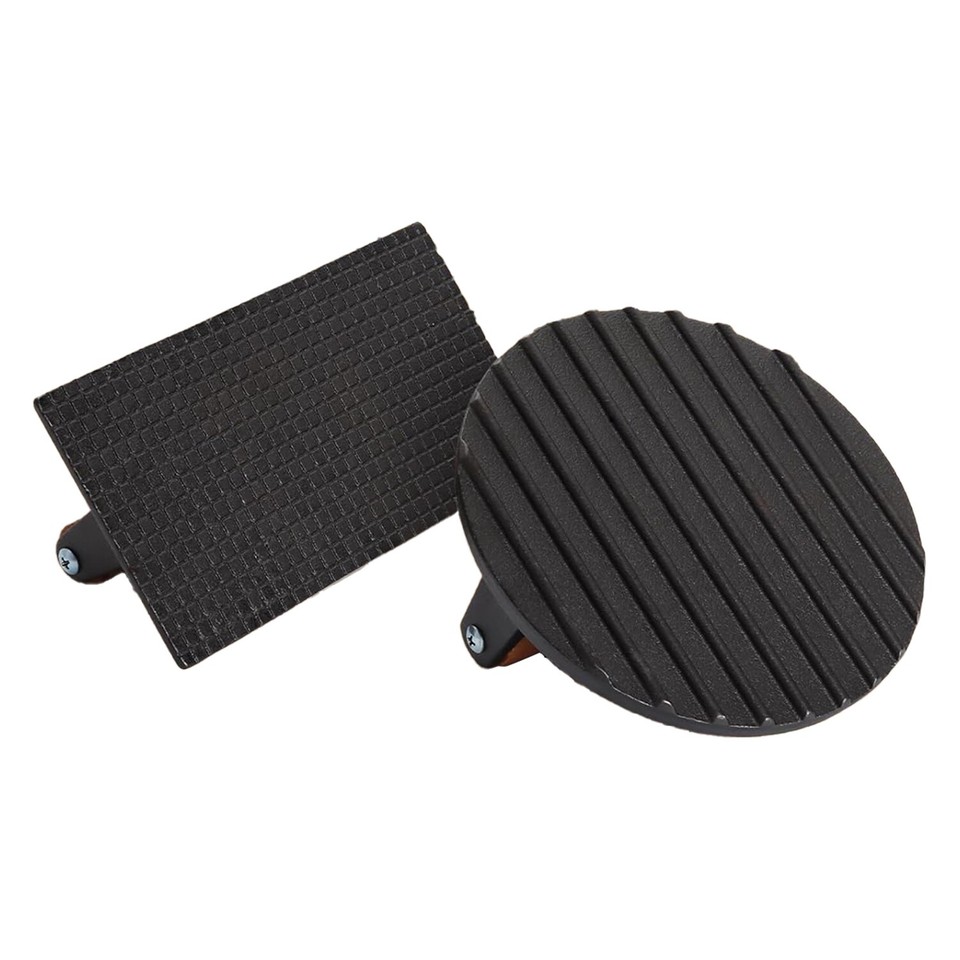 2PCS Cast Iron Steak Press Bacon Weights BBQ Burger Grills Meat Smasher ...