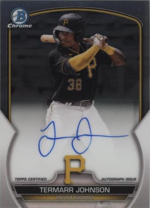 2023 Bowman - Chrome Prospect Autographs Termarr Johnson #CPA-TJ (AU ...