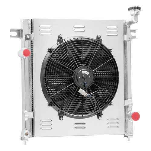 3 Row Radiator Shroud Fan Fit 2008-13 2009 Jeep Liberty Limited Utility ...