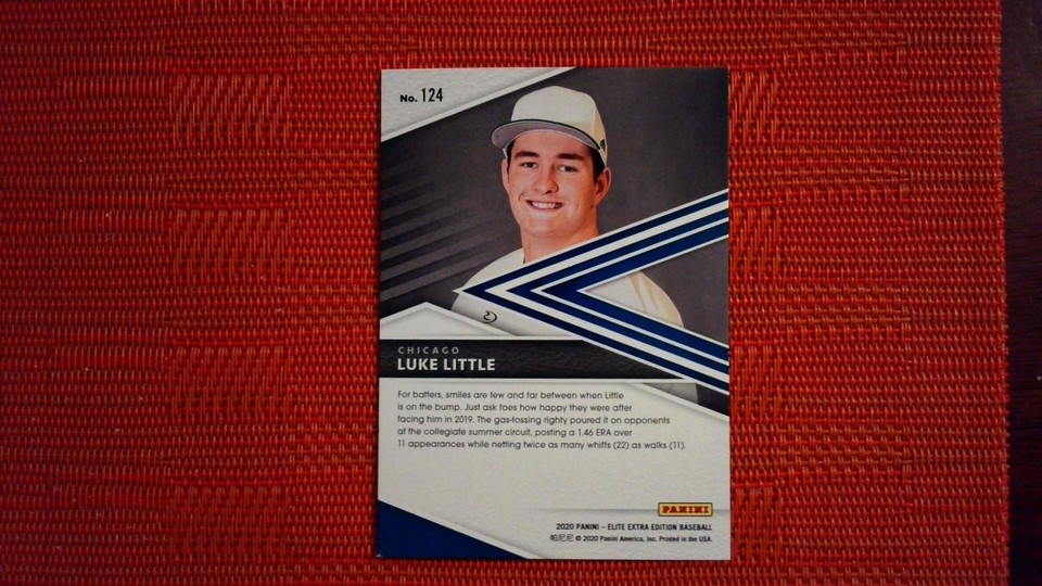 2020 Panini Elite Extra Edition Pink #124 Luke Little Baseball | eBay