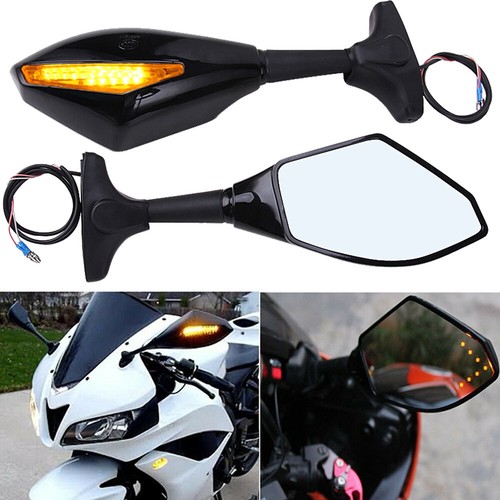 2015-2022 Yamaha YZF-R1 YZF600R FZ6R R6 R1 Rearview Mirrors LED Turn ...