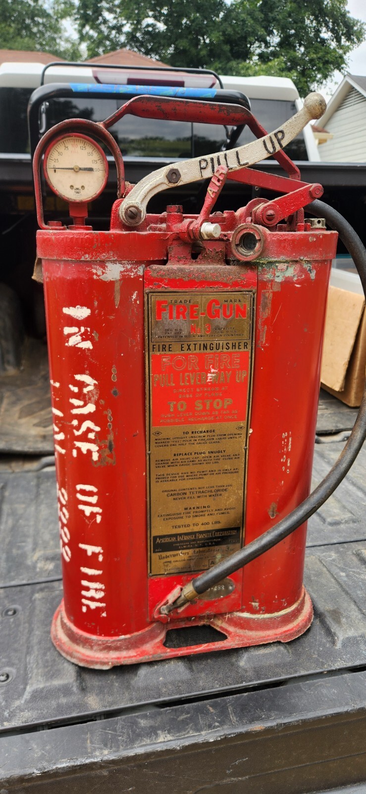 Antique American LaFrance Foamite Corp Fire Gun No. 3 Fire Gun Elmira ...