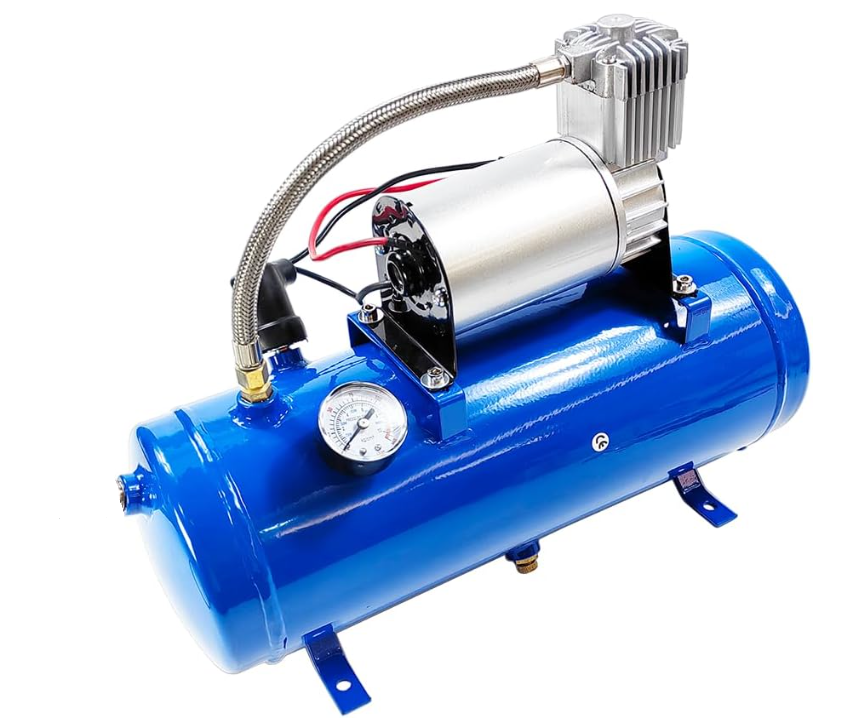 Hookah Diving Scuba Snorkeling Air compressor 12 Volt 1.6GAL 150 PSI ...