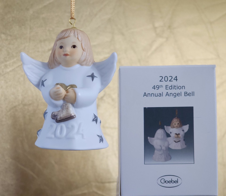 2024 Goebel Annual Angel Bell -Partially Painted White - 49th Ed - MIB ...