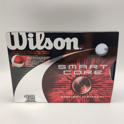 Wilson Smart Core Straight Distance 12 Golf Balls Dozen Box - Four 3-packs | eBay