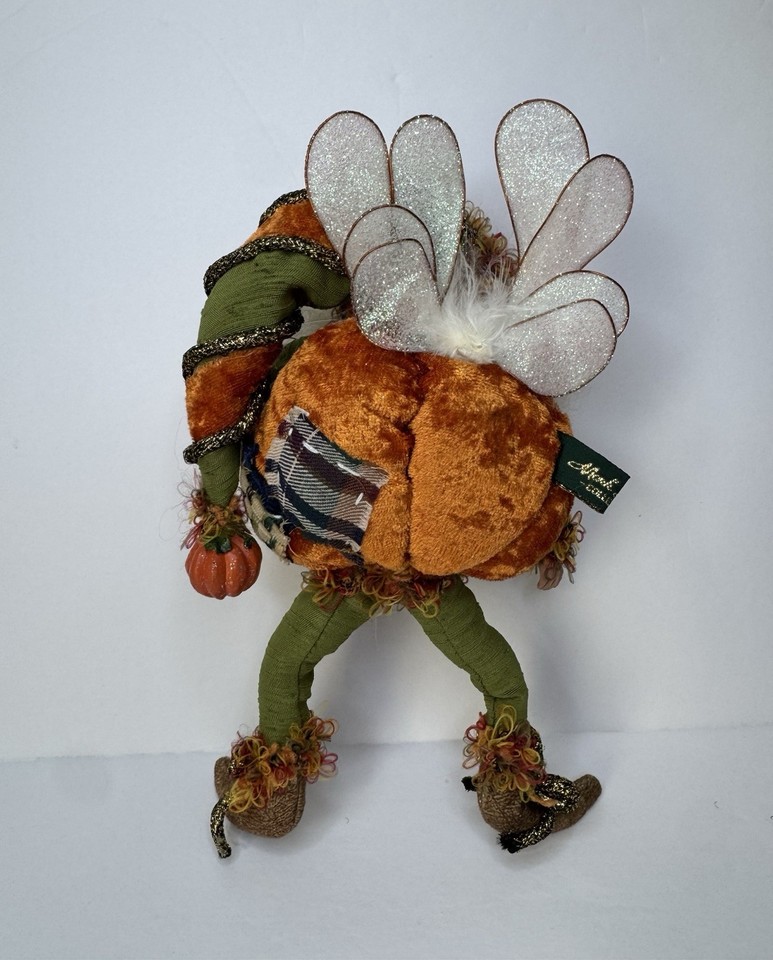 Mark Roberts Pumpkin Pie Fairy Velvet Pumpkin 9-inch 51-46500 No Cert ...